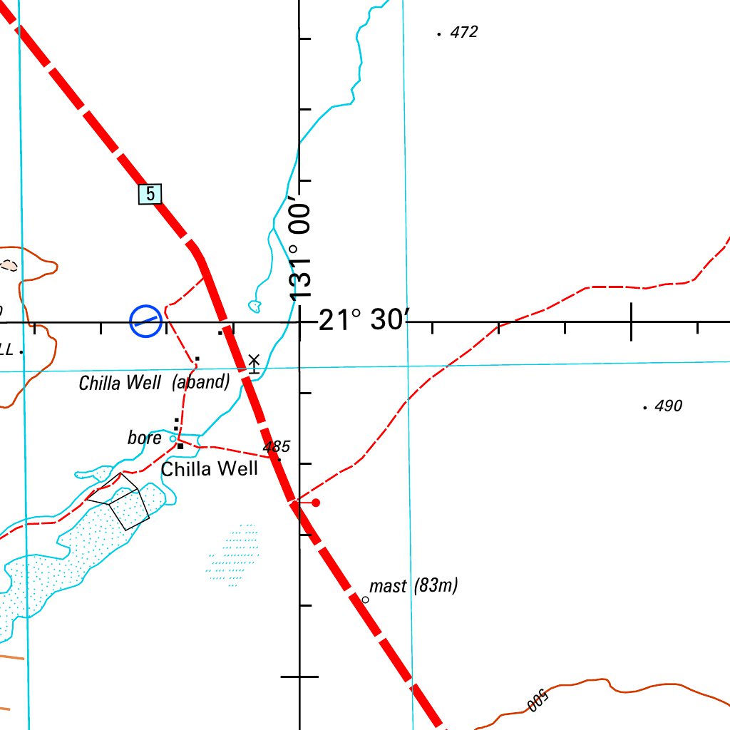 Mount Theo SF52 - 08 Map by Geoscience Australia | Avenza Maps
