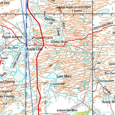 Andamooka SH53 - 12 Map by Geoscience Australia | Avenza Maps