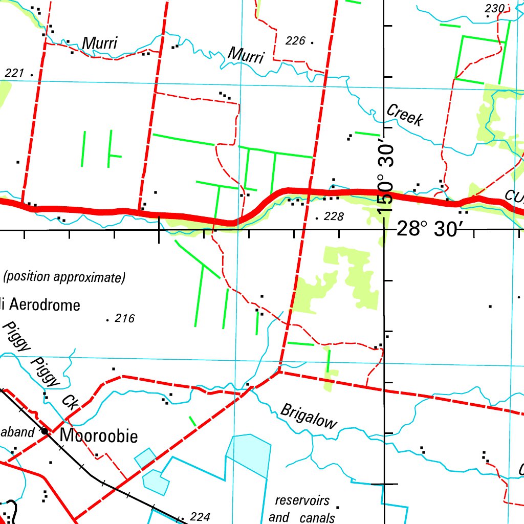 Goondiwindi SH56 - 01 Map by Geoscience Australia | Avenza Maps