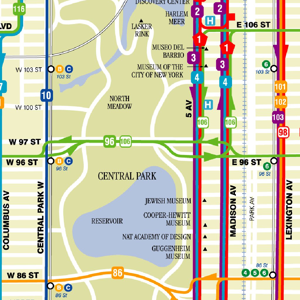 MTA Manhattan Bus Map by Avenza Systems Inc. | Avenza Maps