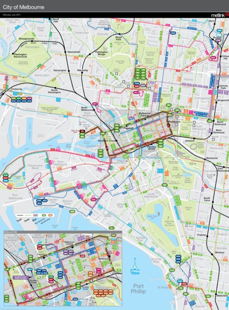 Melbourne Transit: Melbourne Map by Avenza Systems Inc. | Avenza Maps