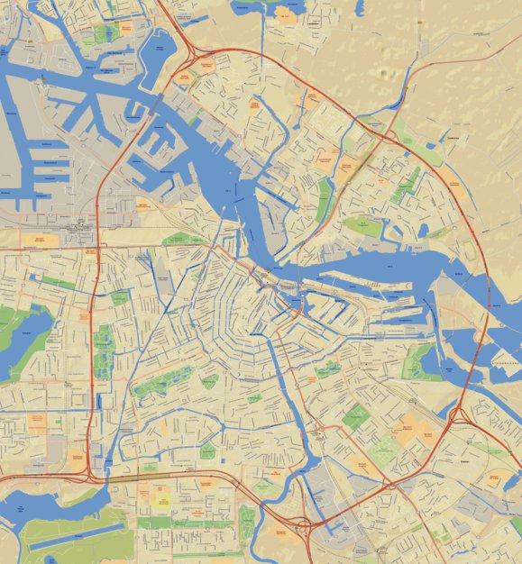 Amsterdam, Netherlands Map by Mojo Map Company | Avenza Maps
