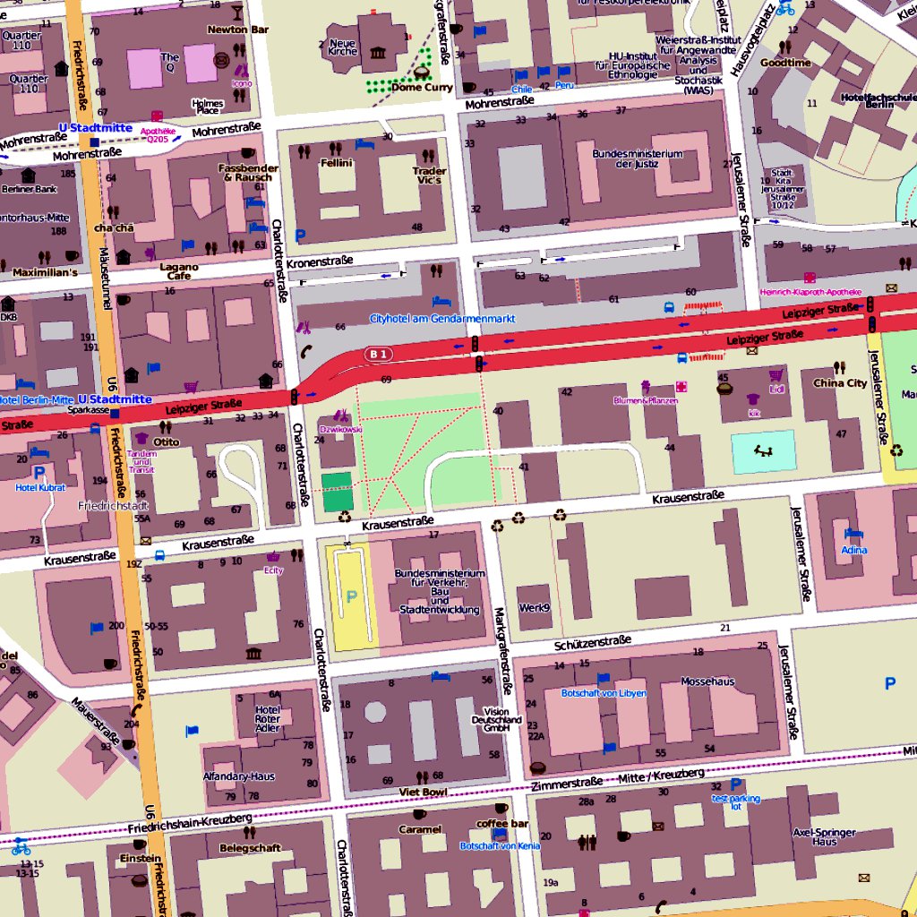 Berlin, Germany (Central Area) Map by Mojo Map Company | Avenza Maps