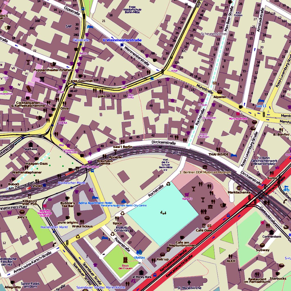 Berlin, Germany (Central Area) Map by Mojo Map Company | Avenza Maps
