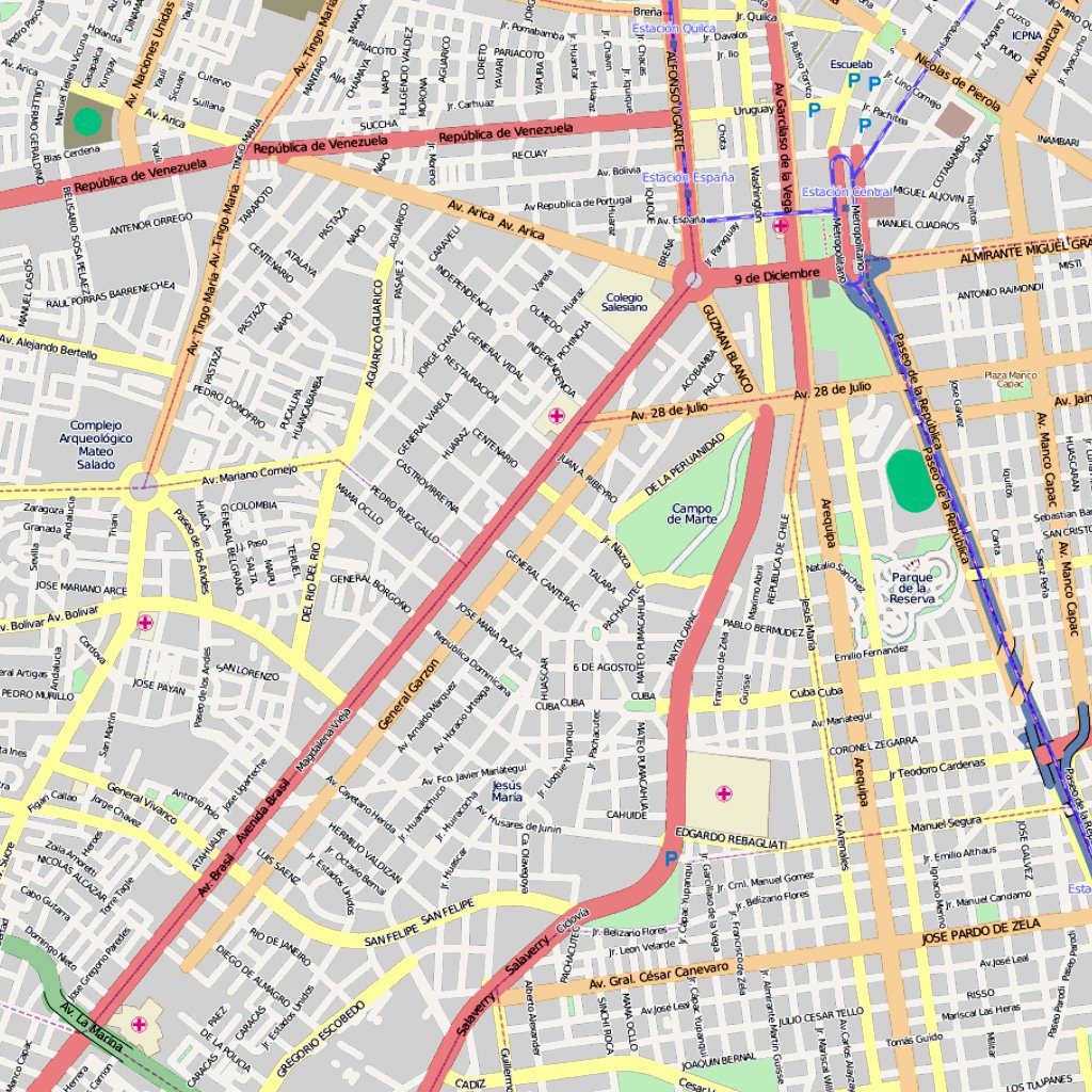 Lima, Peru (2012) Map by Mojo Map Company | Avenza Maps