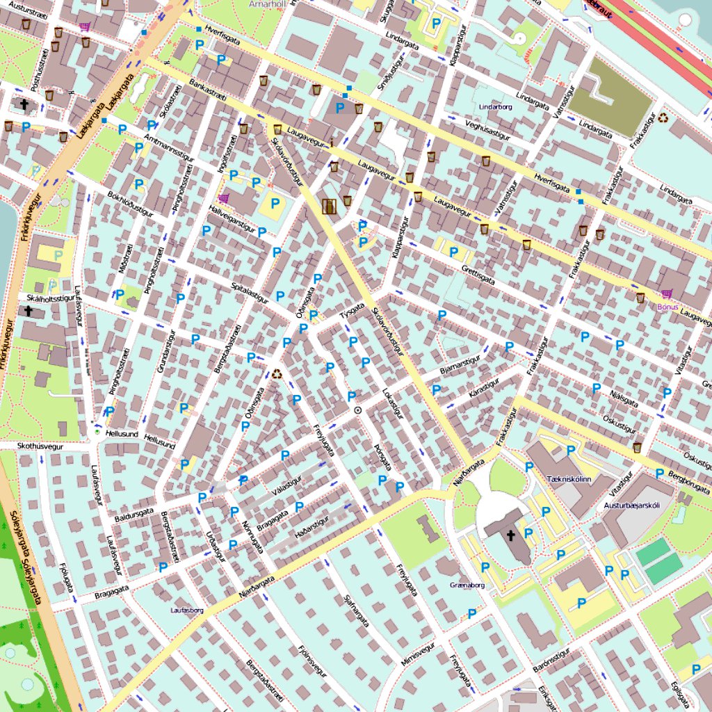 Reykjavik, Iceland Map by Mojo Map Company | Avenza Maps
