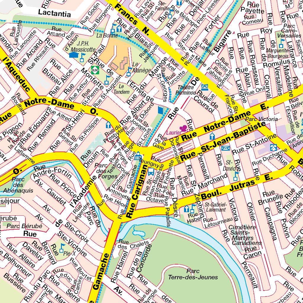 Victoriaville, QC Map by Mapmobility Corp. | Avenza Maps