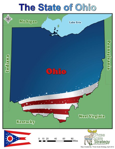 The State of Ohio Map by Three Scale Strategy | Avenza Maps