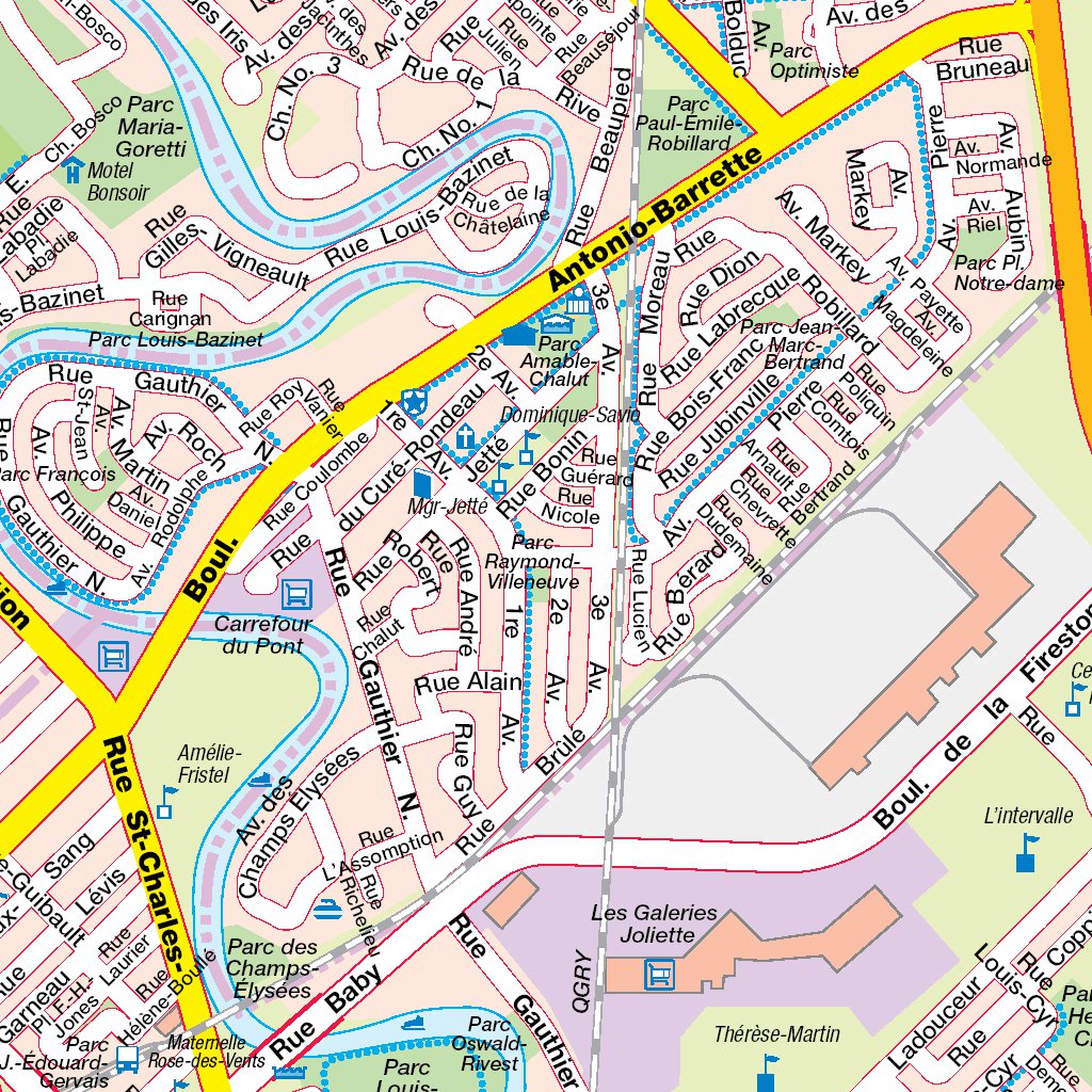 Joliette, QC Map by Mapmobility Corp. | Avenza Maps