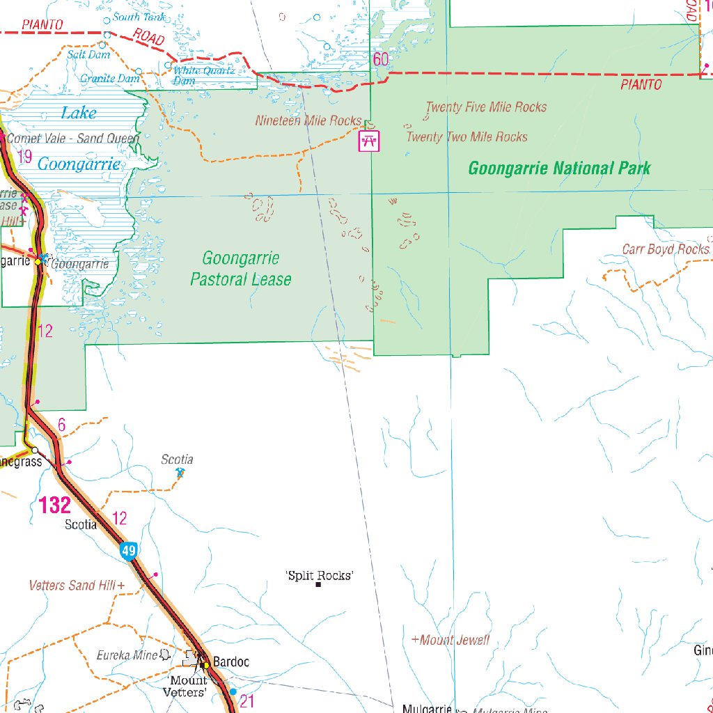 Hema - Goldfields Region Map by Hema Maps | Avenza Maps