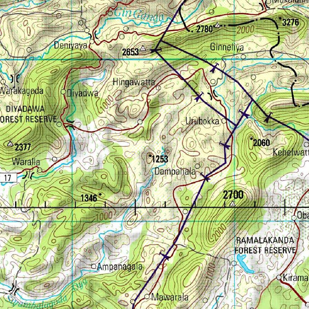 Galle, Sri Lanka - NB-44-6 Map by Avenza Systems Inc. | Avenza Maps