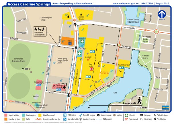 Caroline Springs Access Map by Visualvoice | Avenza Maps