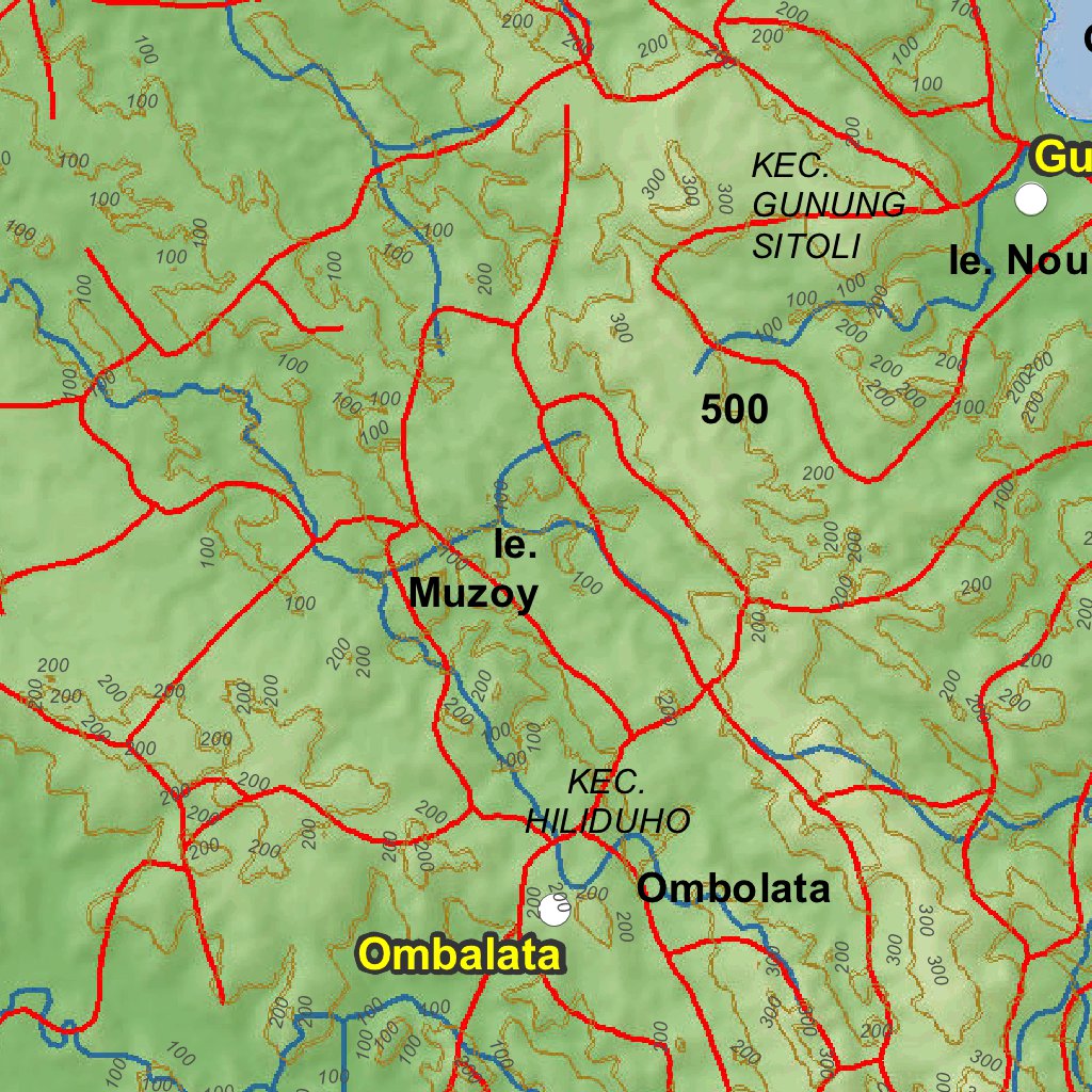 E02: Nias District Map by Avenza Systems Inc. | Avenza Maps