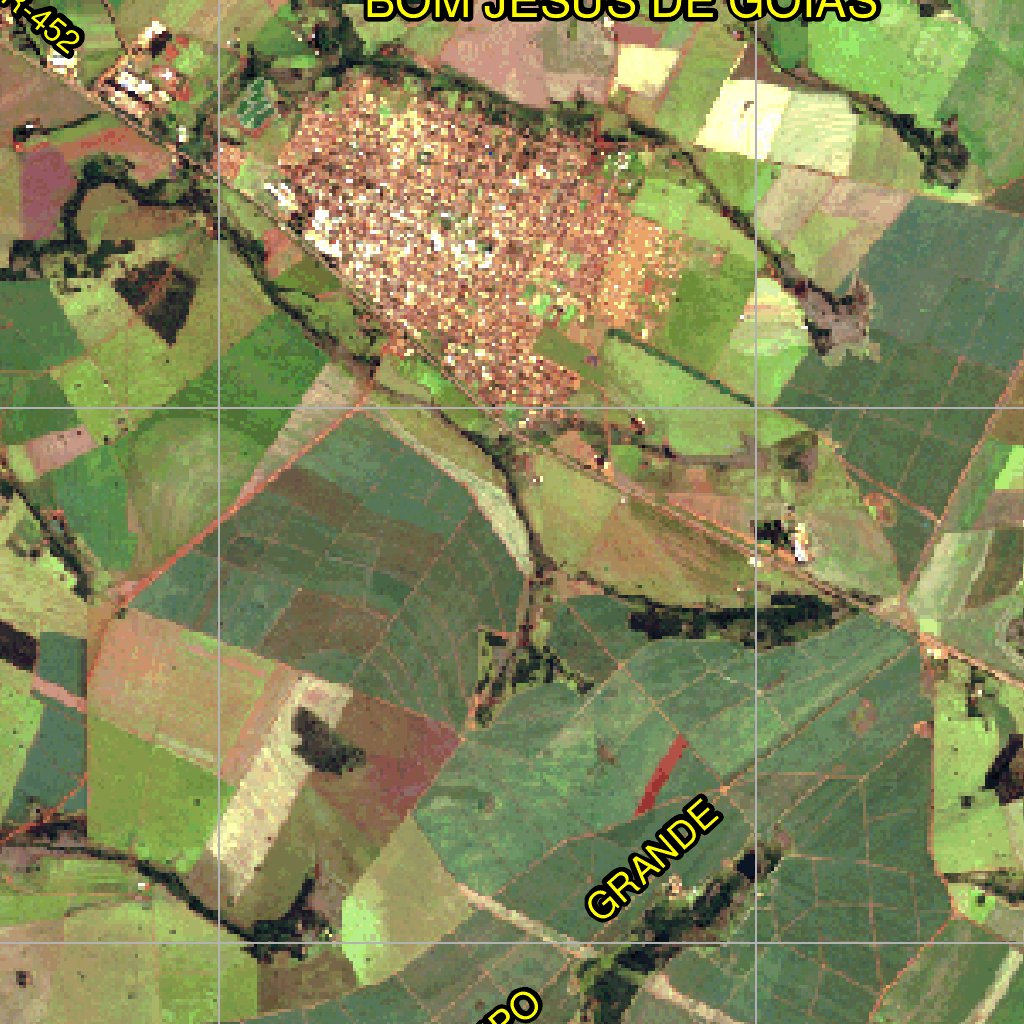 Bom Jesus De Goiás – 2411 Map by Avenza Systems Inc. | Avenza Maps
