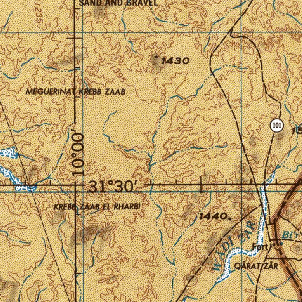 Djeneien: Tunisia; Algeria; Libya Map by Avenza Systems Inc. | Avenza Maps