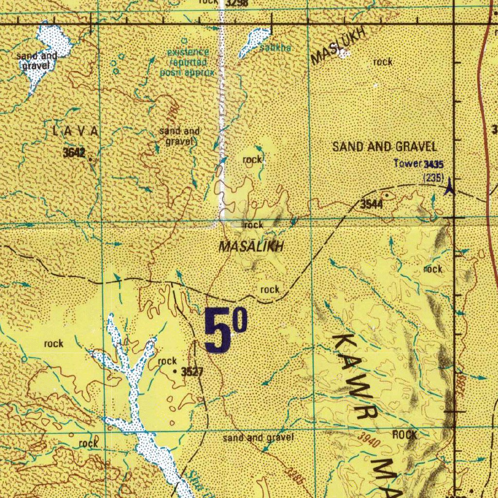 NF 38-9 Al Rawḑah: Saudi Arabia Map by Avenza Systems Inc. | Avenza Maps