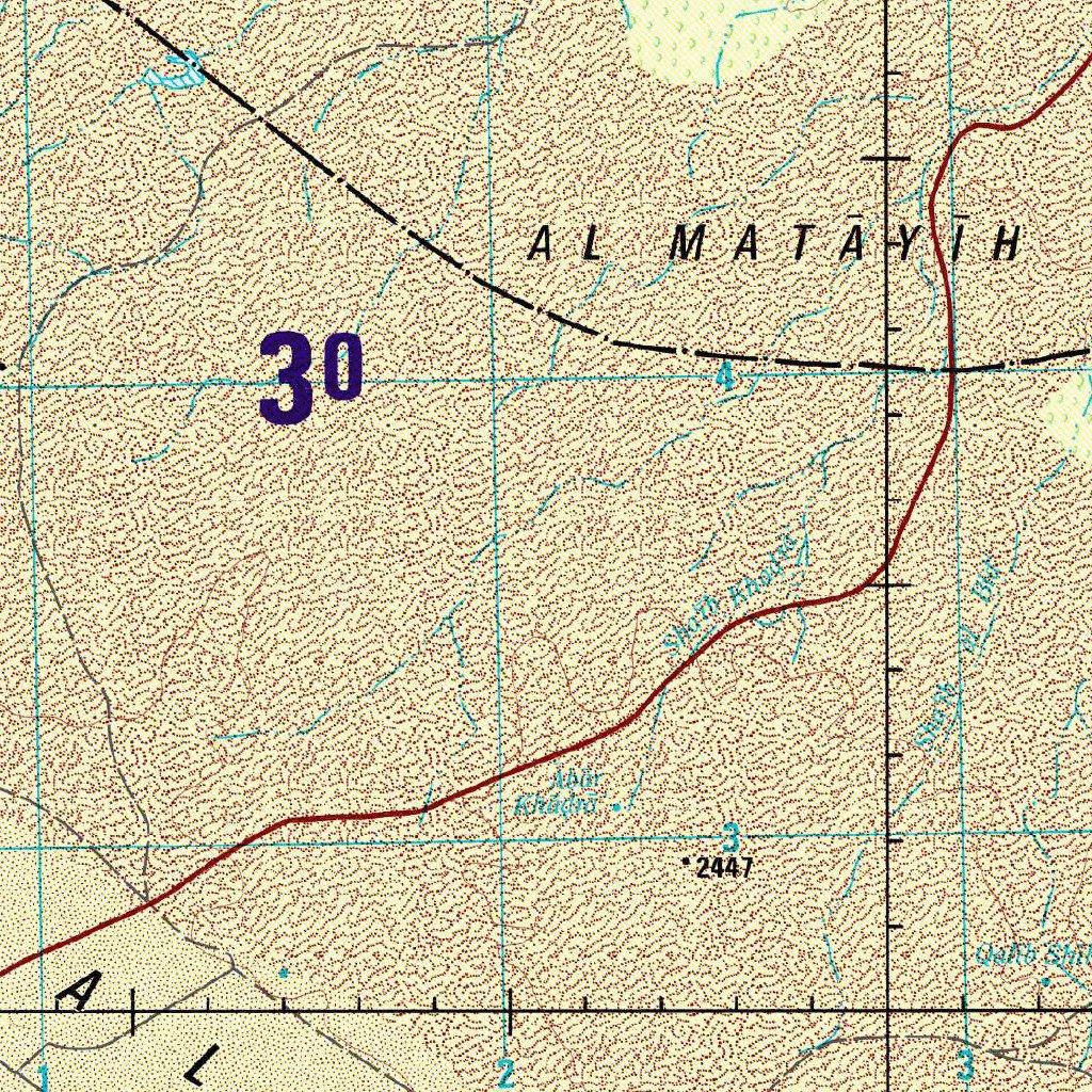 NH 38-13 Turubah: Saudi Arabia Map by Avenza Systems Inc. | Avenza Maps
