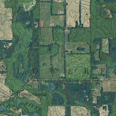 MI-Schoolcraft: GeoChange 1965-2012 Map by Western Michigan University ...