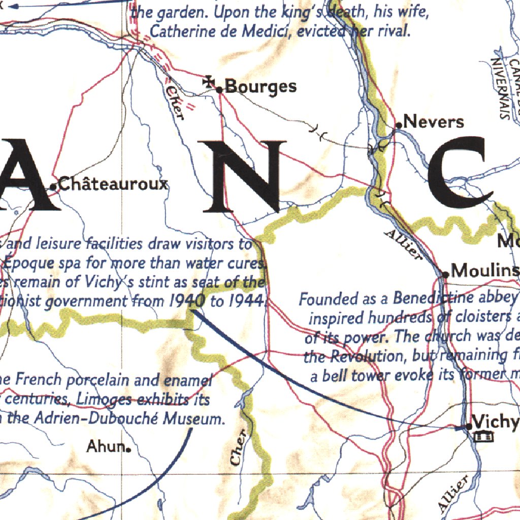 Historical France 1989 Map by National Geographic | Avenza Maps