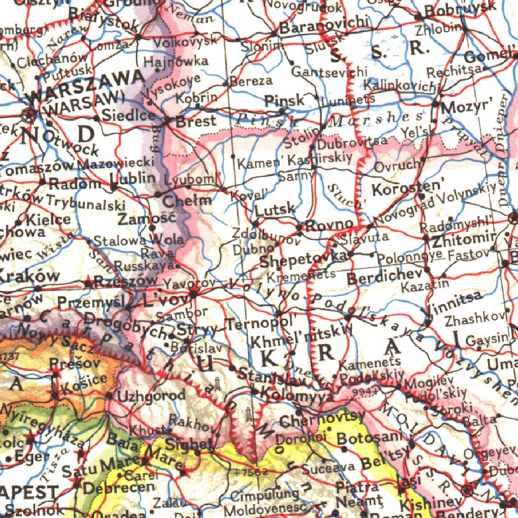 Europe 1962 Map by National Geographic | Avenza Maps