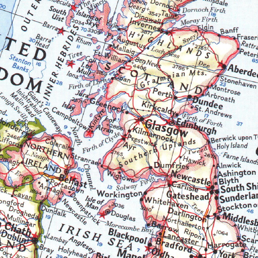 Europe 1969 Map by National Geographic | Avenza Maps
