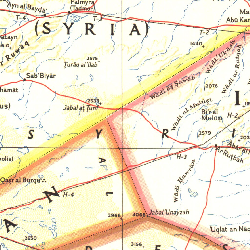 Lands Of The Eastern Mediterranean 1959 Map by National Geographic ...