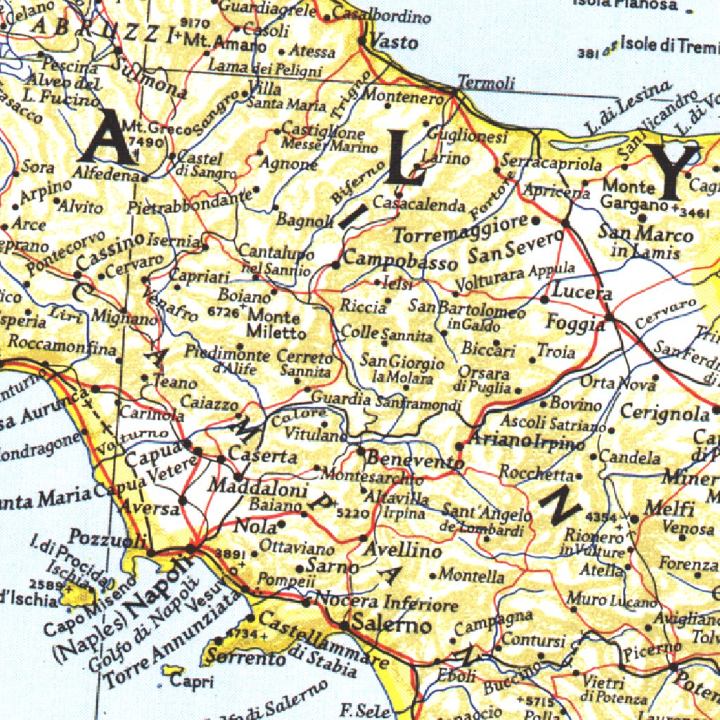 Central Europe 1951 Map by National Geographic | Avenza Maps