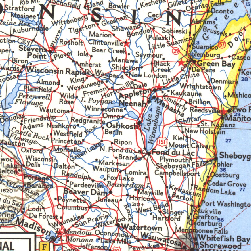 Central Canada 1963 Map by National Geographic | Avenza Maps