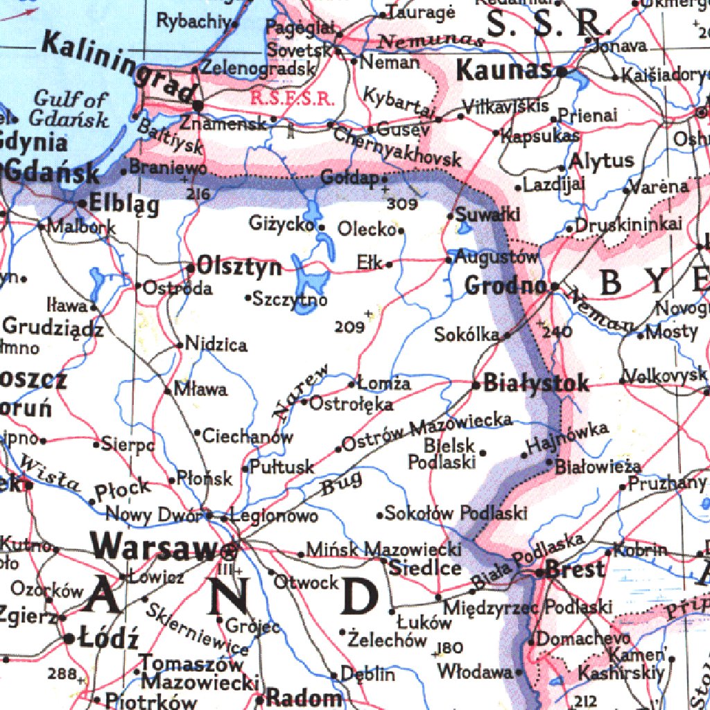 Europe 1983 Map by National Geographic | Avenza Maps