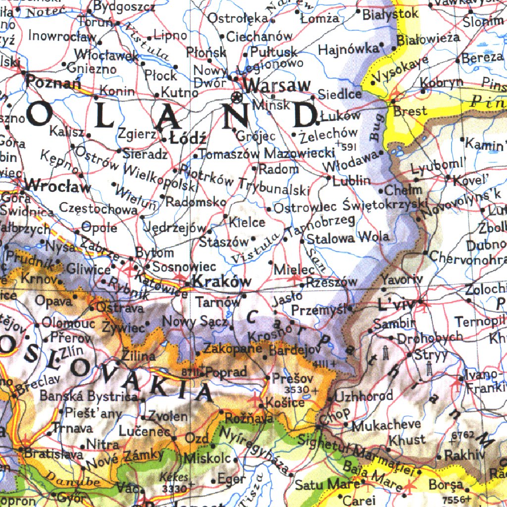Europe 1992 Map by National Geographic | Avenza Maps