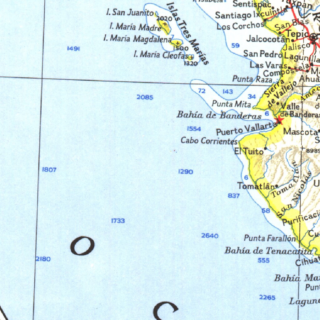 Mexico & Central America 1961 Map by National Geographic | Avenza Maps