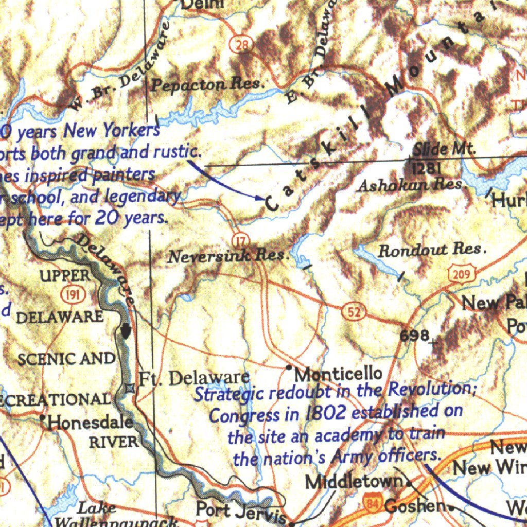 Making Of America, Atlantic Gateways Map 1983 by National Geographic ...