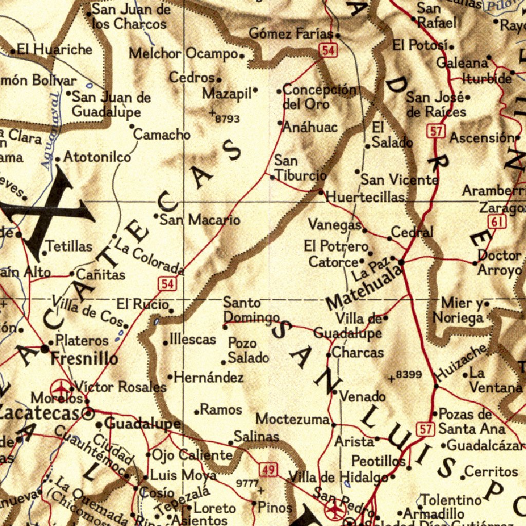 Mexico 1994 Map by National Geographic | Avenza Maps