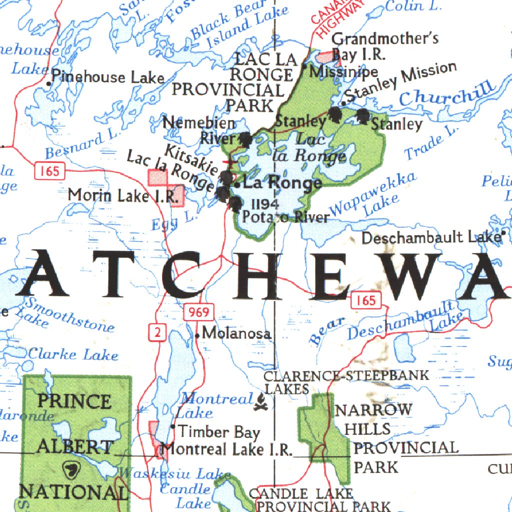 Prairie Provinces 1994 Map by National Geographic | Avenza Maps