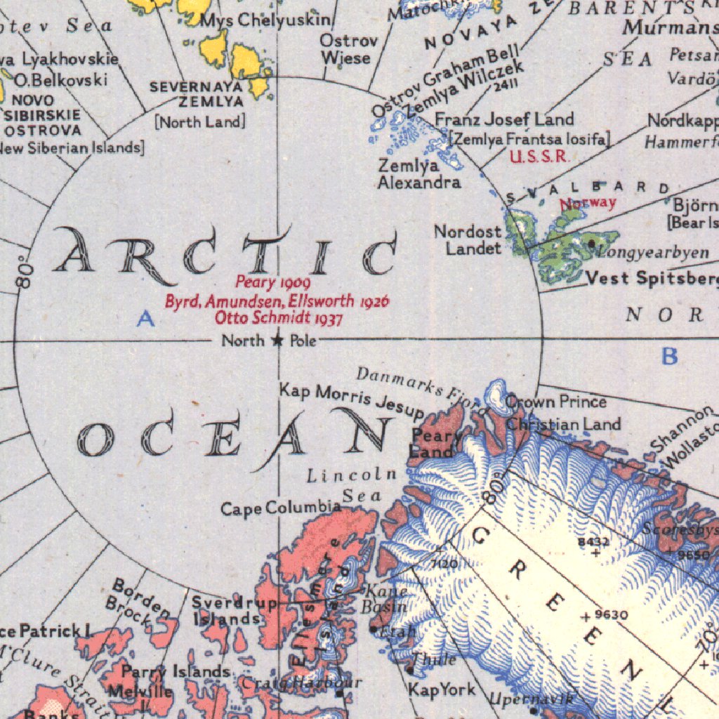 Northern Hemisphere Map by National Geographic | Avenza Maps