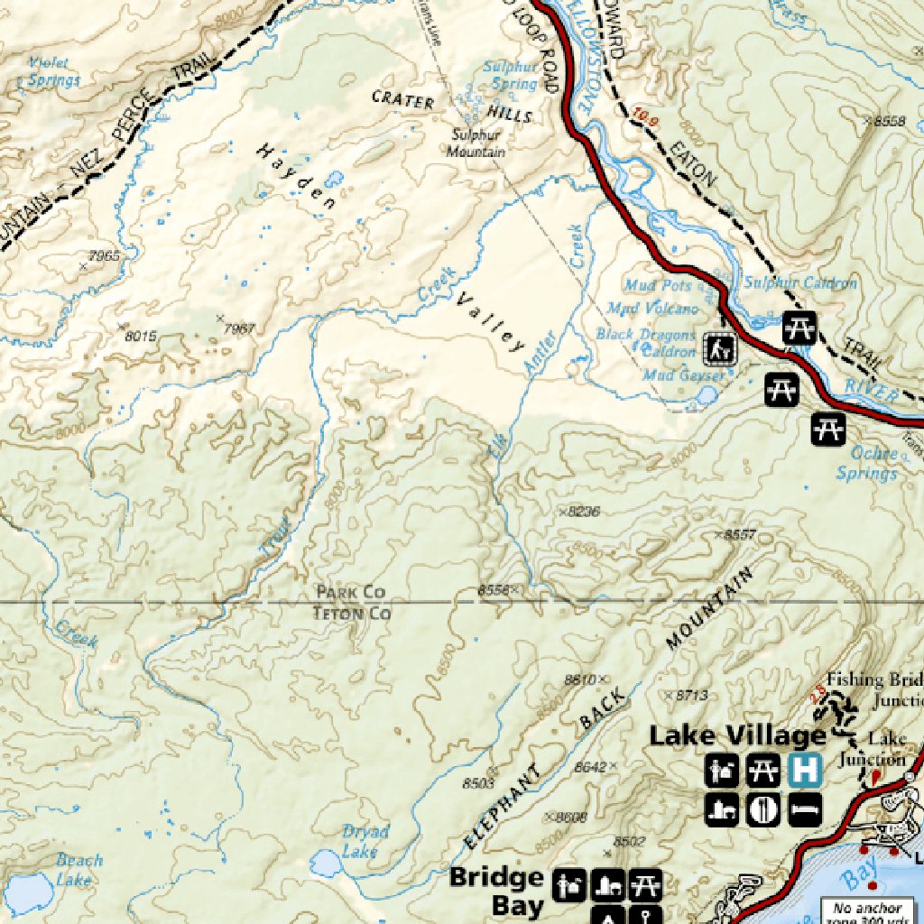 Yellowstone National Park Map by National Geographic | Avenza Maps