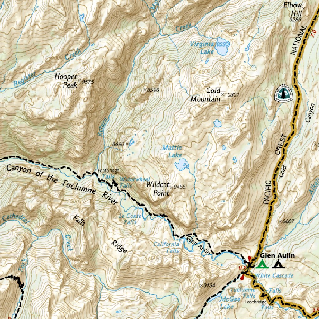 Yosemite National Park Map by National Geographic | Avenza Maps