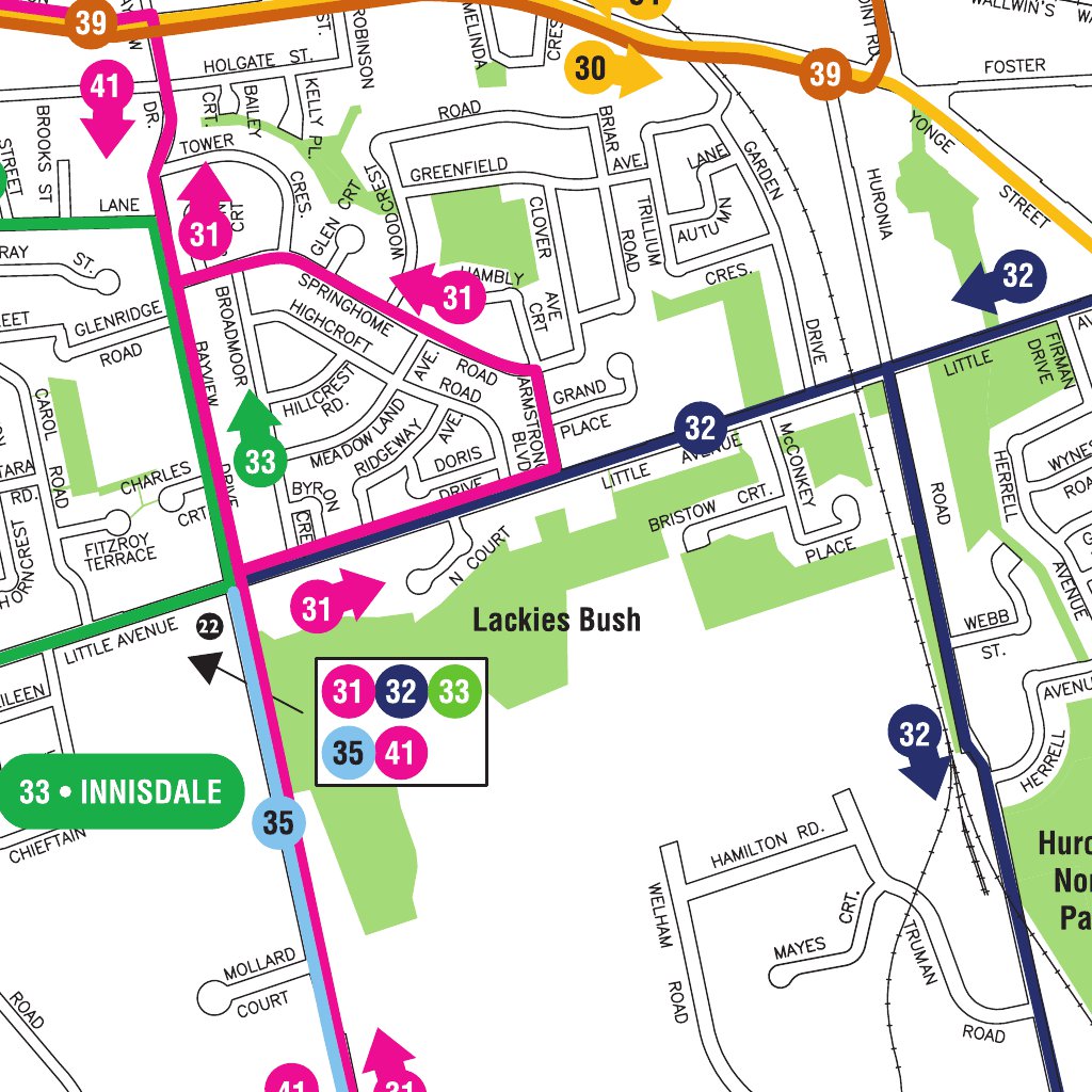 Barrie Transit Map by Avenza Systems Inc. | Avenza Maps