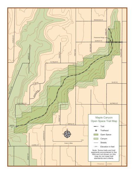 Maple Canyon Open Space Trail Map by Avenza Systems Inc. | Avenza Maps