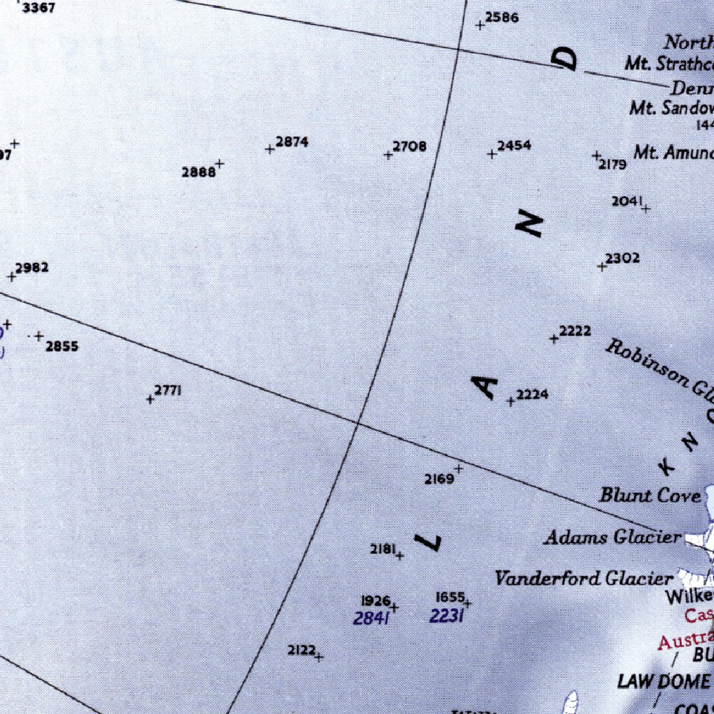Antarctica 1987 Map by National Geographic | Avenza Maps