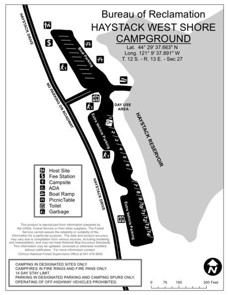Crooked River National Grassland Campground Haystack Reservoir West ...