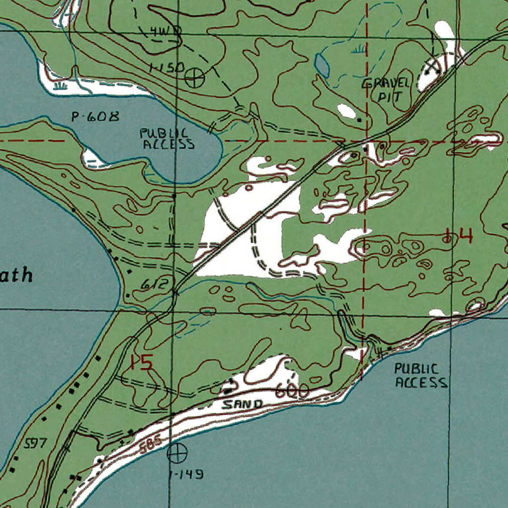 MI-Beaver Island South: Authoritative US Topos 1986 Map by Western ...
