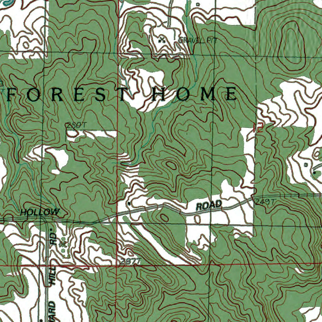 MI-Scotts Lake: Authoritative US Topos 1983 Map by Western Michigan ...