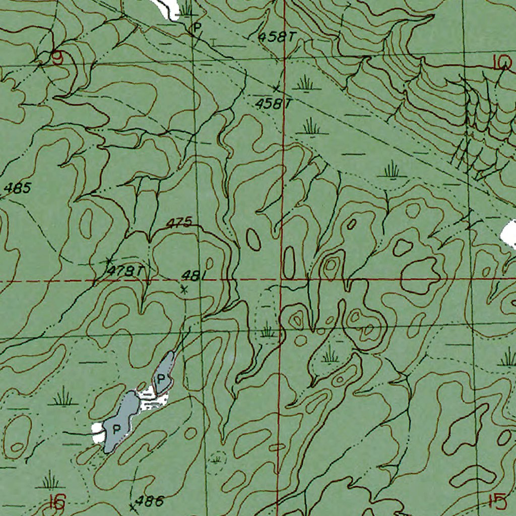 MI-Cup Lake: Authoritative US Topos 1982 Map by Western Michigan ...