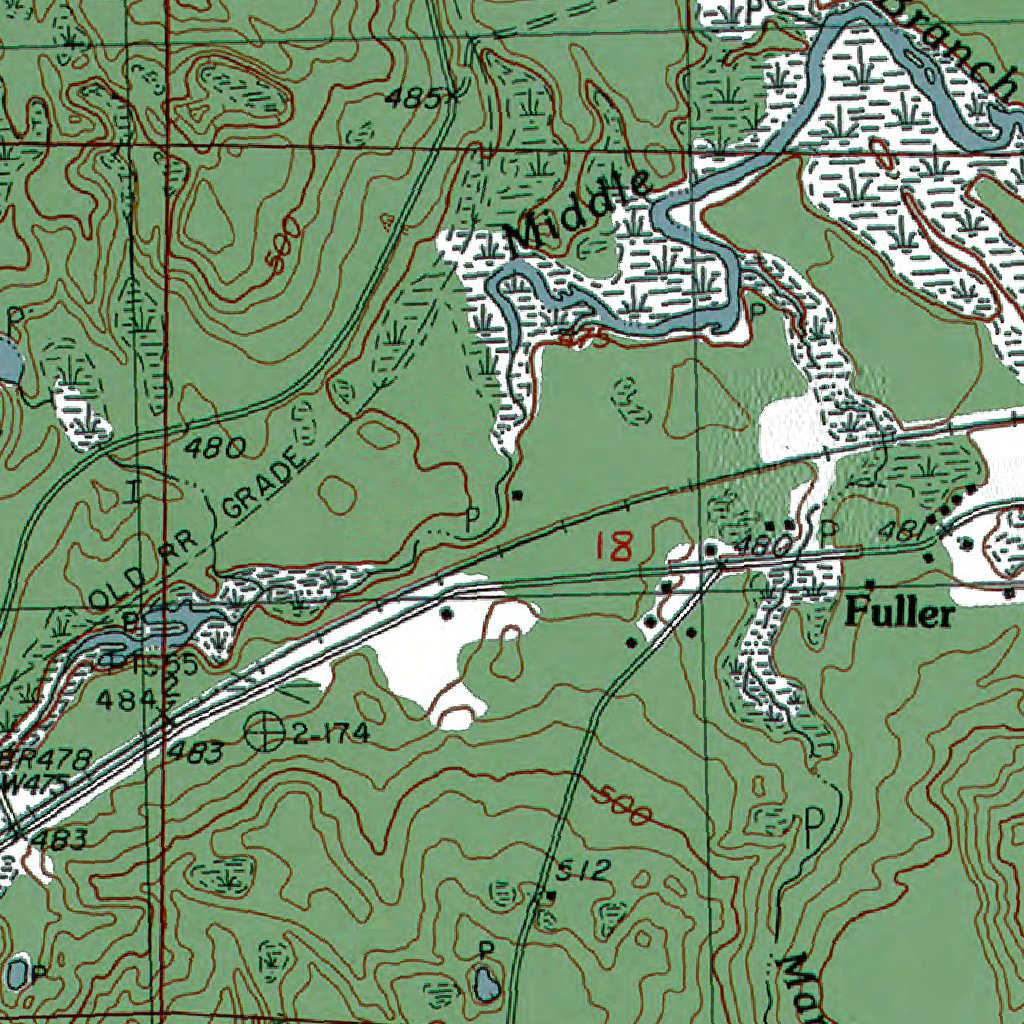 MI-Fuller: Authoritative US Topos 1982 Map by Western Michigan ...