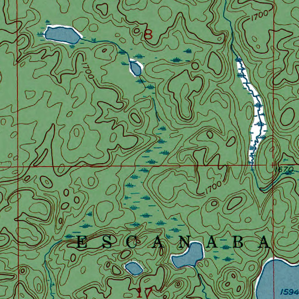 MI-Champion: Authoritative US Topos 1955 Map by Western Michigan ...