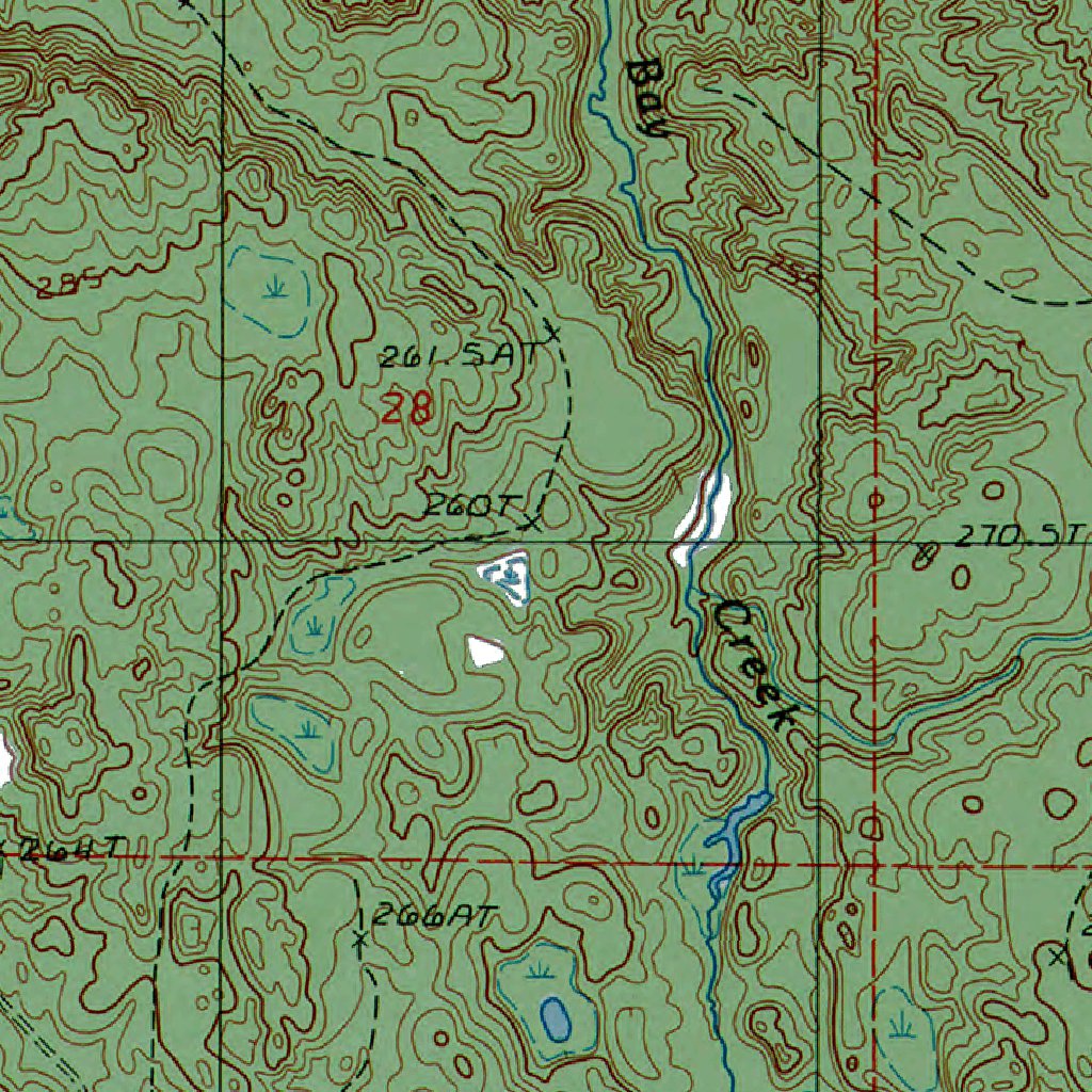 MI-Forest Lake: Authoritative US Topos 1985 Map by Western Michigan ...