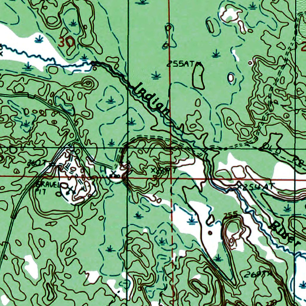 MI-Juniper: Authoritative US Topos 1985 Map by Western Michigan ...