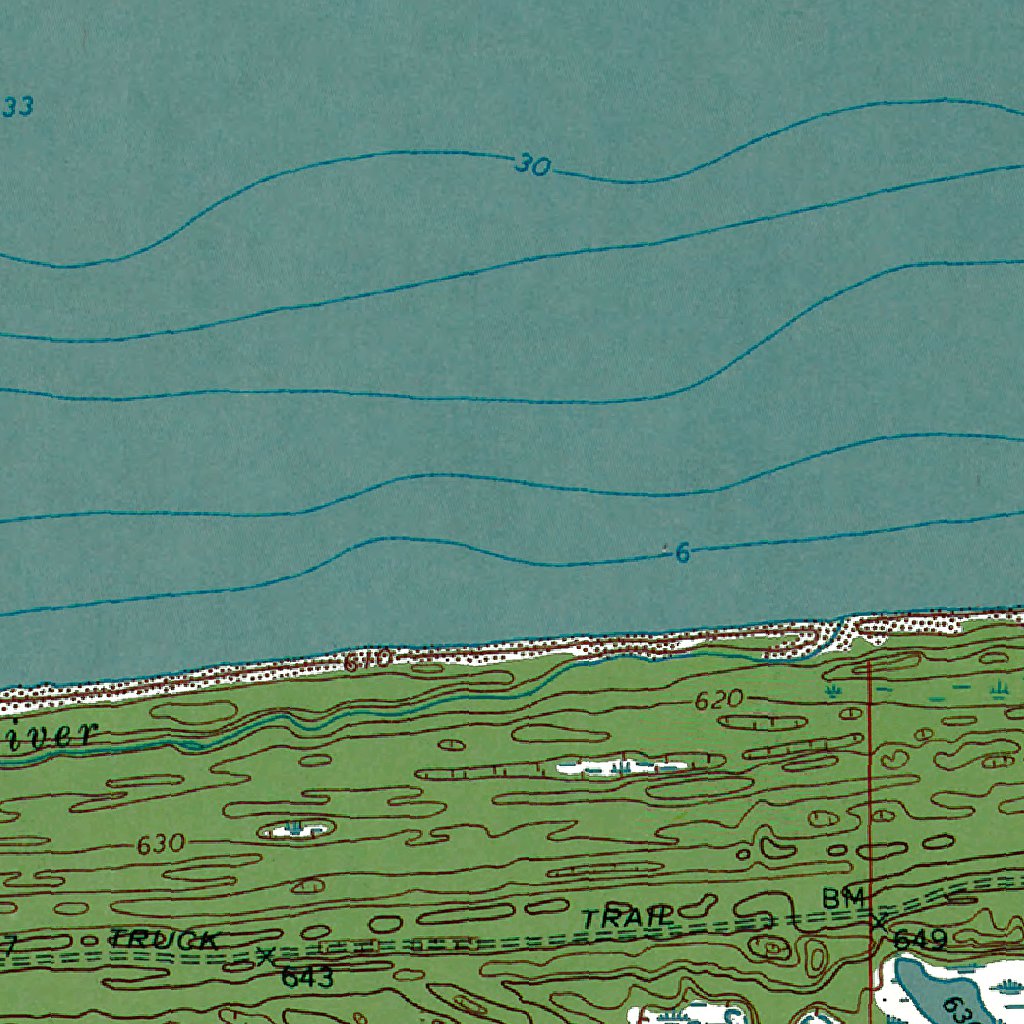 MI-Muskallonge Lake West: Authoritative US Topos 1968 Map by Western ...