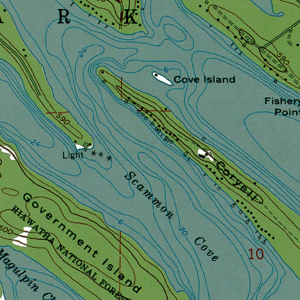 MI-Cedarville: Authoritative US Topos 1964 Map by Western Michigan ...